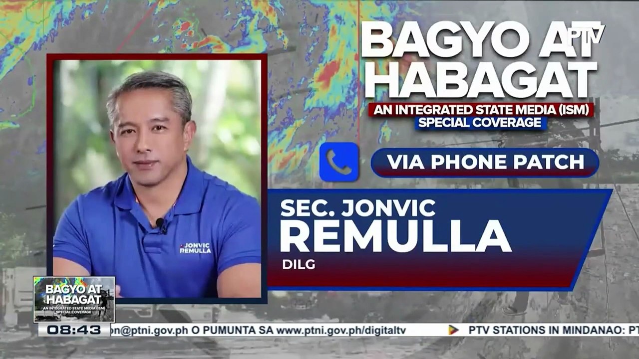 Panayam kay DILG Sec. Jonvic Remulla hinggil sa direktiba sa mga LGU para sa pag-aabot ng ...