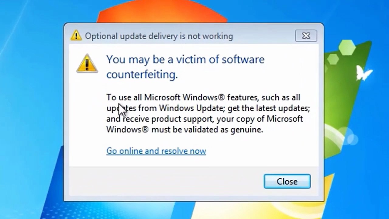 How to Fix & Remove “You may be a victim of software counterfeiting ...