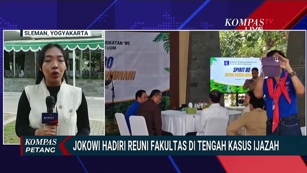 Suasana-Agenda Jokowi Hadir Reuni Fakultas Kehutanan UGM di Tengah Isu ...