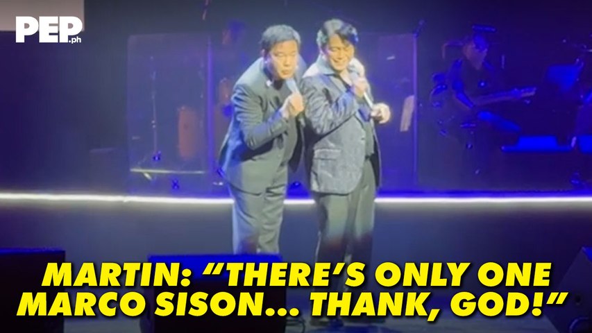 Martin Nievera roasts Marco Sison | PEP Jams