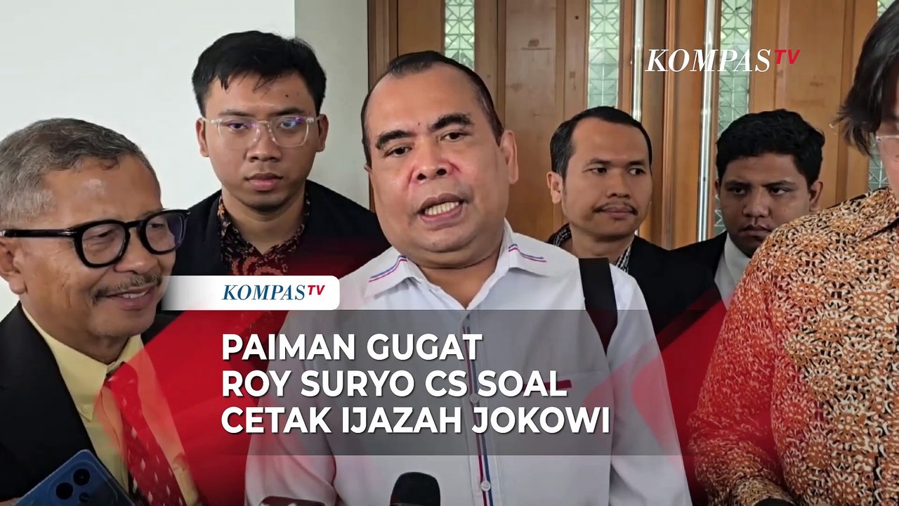 Paiman Ungkap 3 Gugatan Lawan Roy Suryo Cs Terkait Tuduhan Cetak Ijazah Jokowi di Pasar Pramuka ...