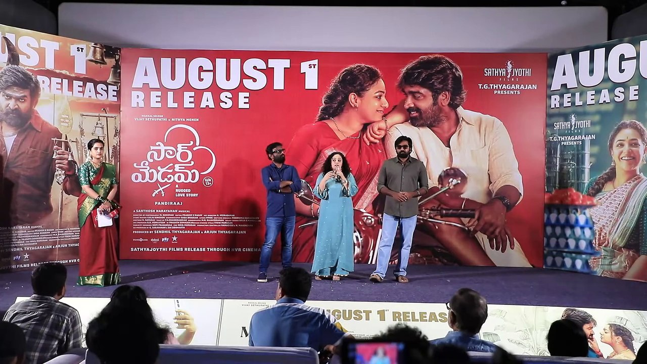 Heroine Nithya Menen Speech at Sir Madam (Telugu) Press-Meet ｜ YouWe ...