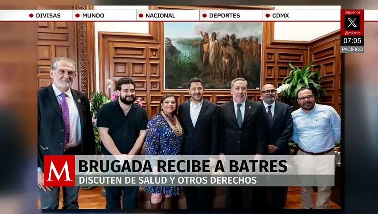 Clara Brugada y Martí Batres se reúnen para reforzar la coordinación ...