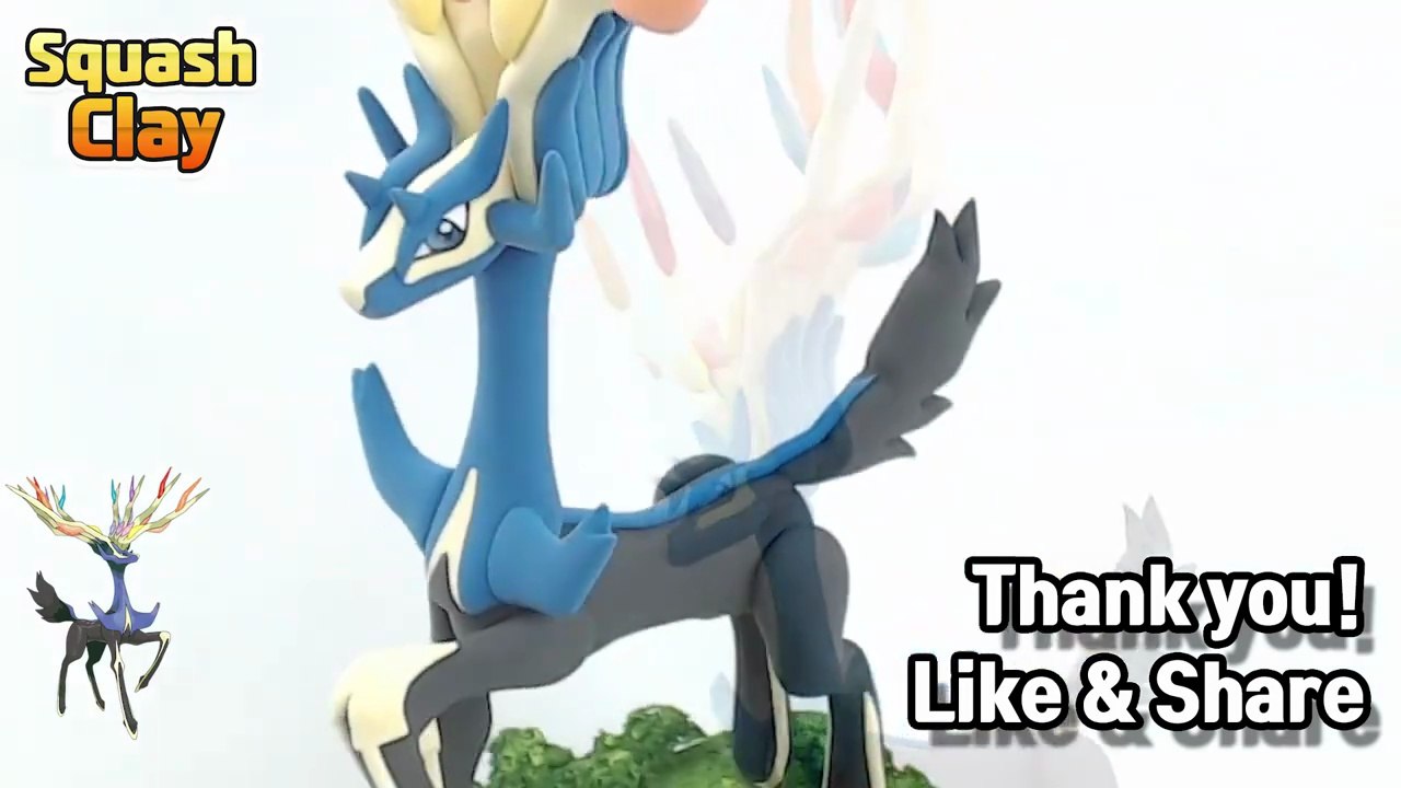 Pokémon Clay Art Xerneas Fairy-type Legendary Pokémon - video Dailymotion