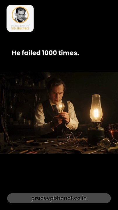 Thomas Edison: Why Failing 1000 Times Led to the Light Bulb - video ...
