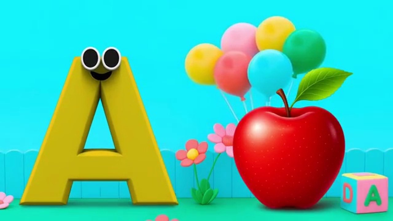 Learn The ABC Phonic Song with APPLE as Your First Lesson-ABC Songs ...