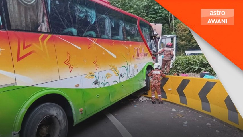 Bas bawa 20 rakyat Vietnam hilang kawalan di Genting Highlands | Astro ...