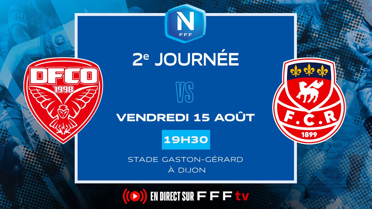 J2 I Dijon FCO - FC Rouen 1899 (1-1) I National FFF 2025 2026 - Vidéo Dailymotion