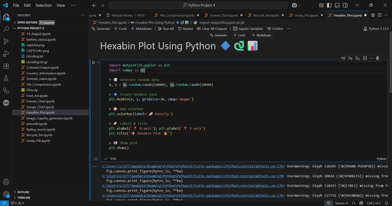 Create Hexabin Plot Using Python - video Dailymotion