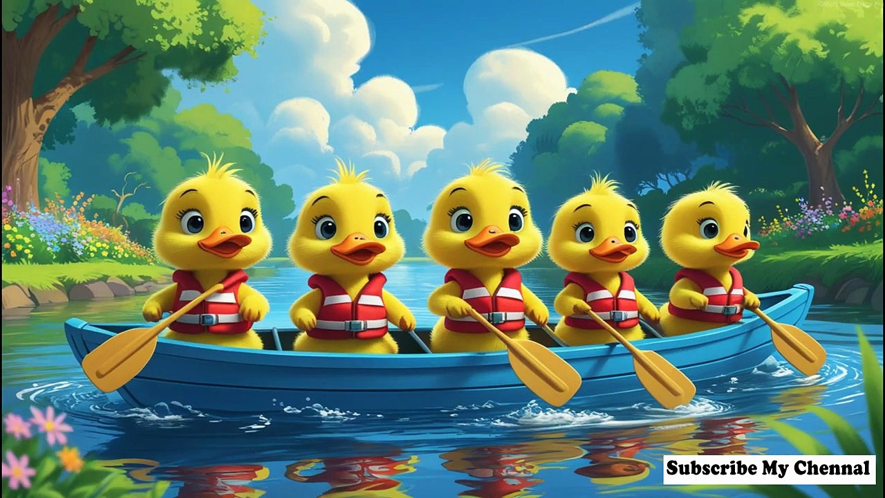 Five Little Ducks The Boat _ Nursery Rhymes for kids - video Dailymotion