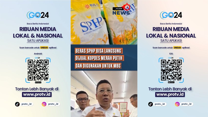 Beras SPHP Bisa Langsung Dijual Kopdes Merah Putih dan Digunakan untuk MBG