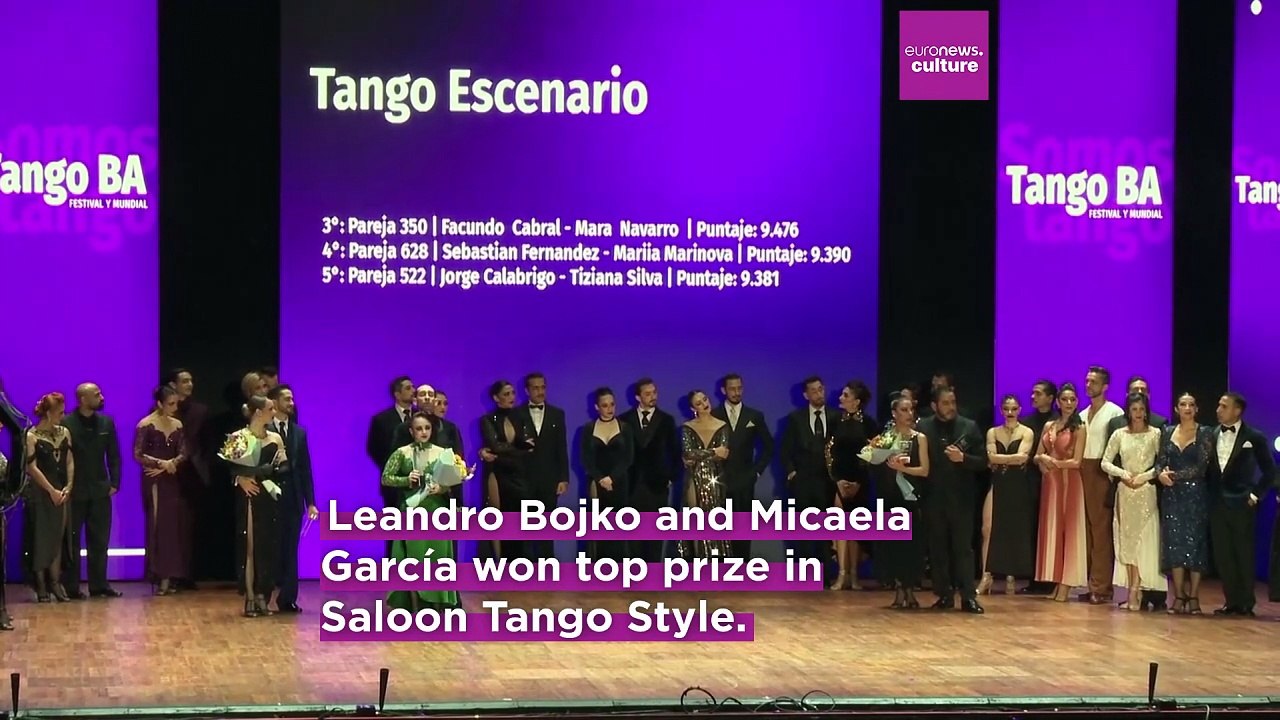 Argentine dance partners win top prize at world tango championship ...
