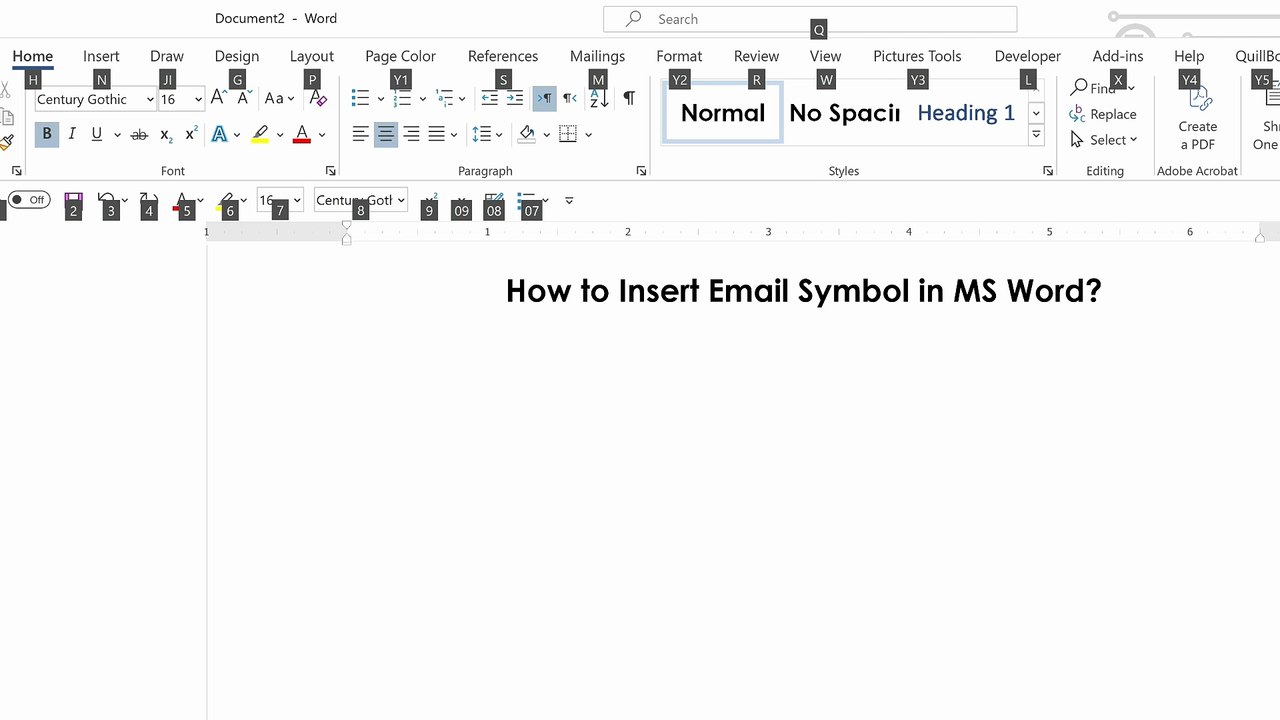 How to Insert Email Symbol in MS Word - video Dailymotion