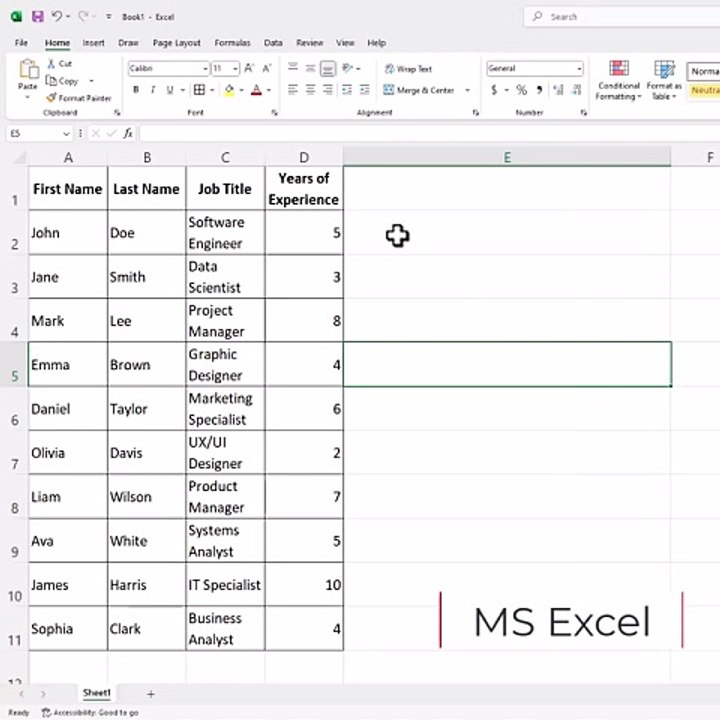 MS Excel Flash Fill - video Dailymotion