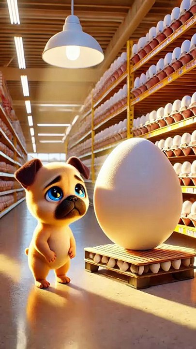 Dog Hatches a "Surprise Egg"! Giant Egg Cracks Open & Chicks Follow Him ...