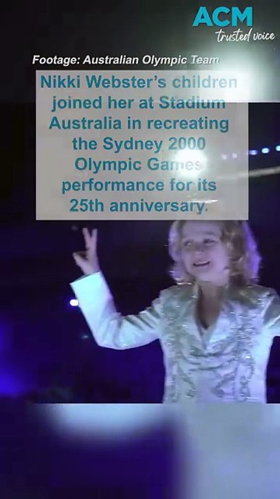 Nikki Webster recreates Sydney 2000 performance for 25th anniversary ...