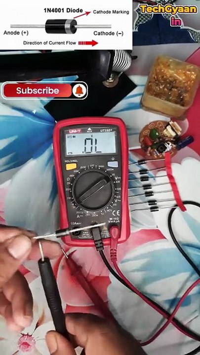 Diode test! Basic Components #techgyan #diode - video Dailymotion