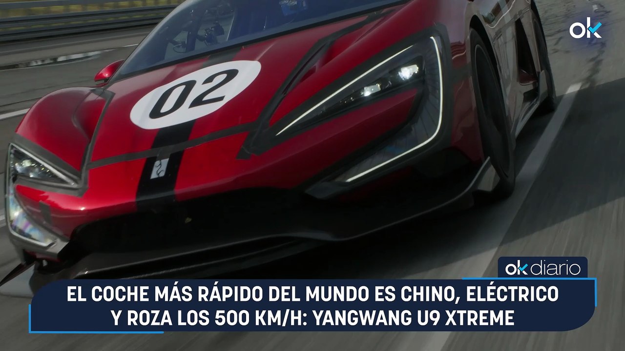 El coche más rápido del mundo es chino, eléctrico y roza los 500 km/h: Yangwang U9 Xtreme ...
