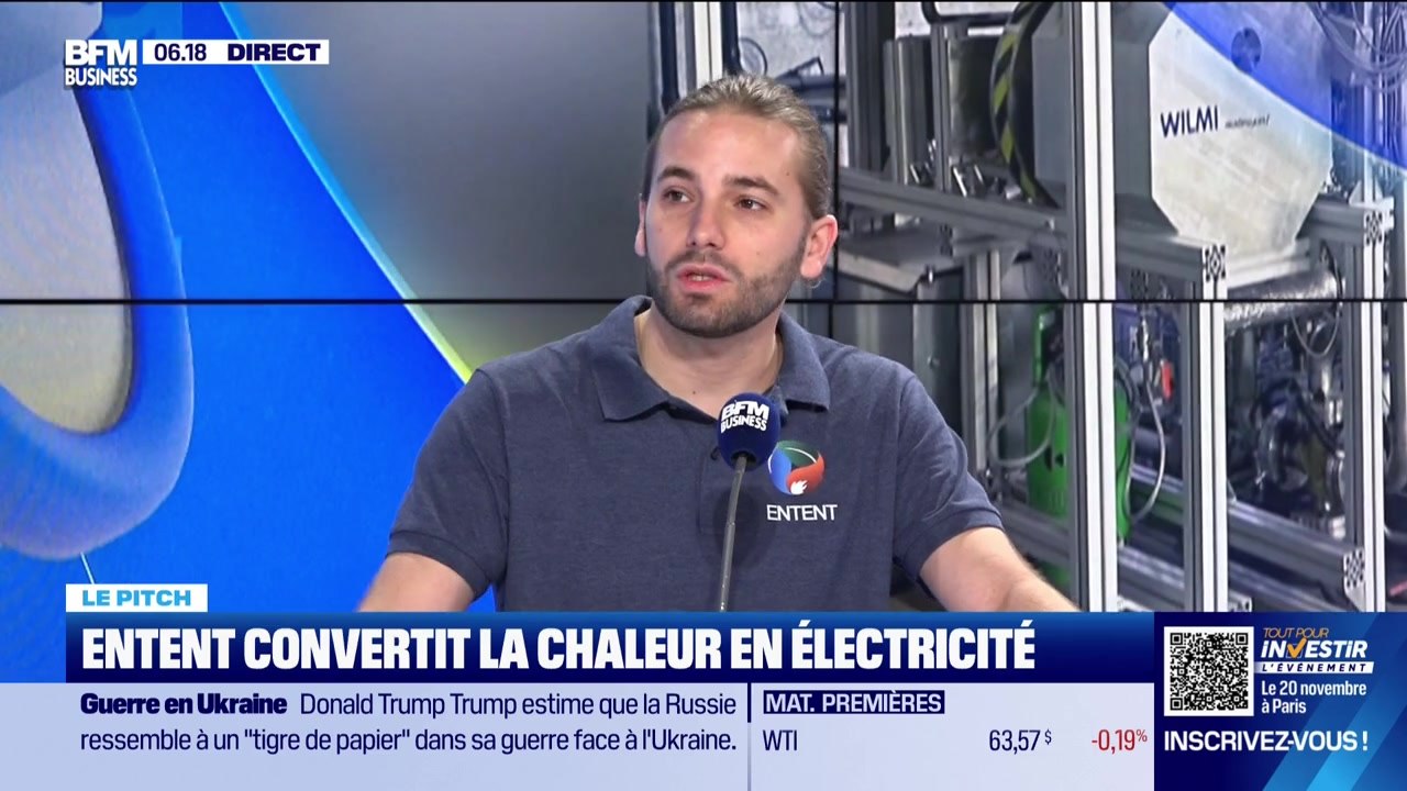 Le Pitch : Entent convertit la chaleur en électricité - 24/09 - Vidéo ...