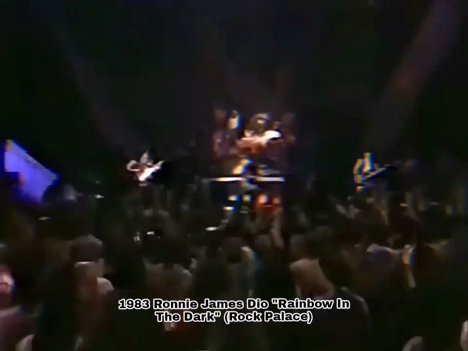1983 Ronnie James Dio "Rainbow In The Dark" (Rock Palace) - video ...