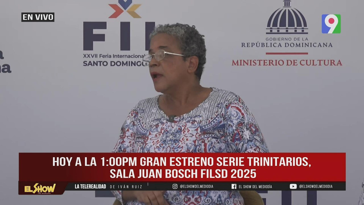 Virginia Binet Valera Guionista de la Serie los Trinitarios | El Show ...