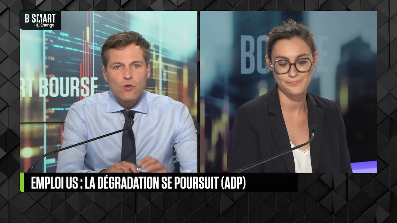 SMART BOURSE - Emploi US : la dégradation se poursuit (ADP) - Vidéo ...