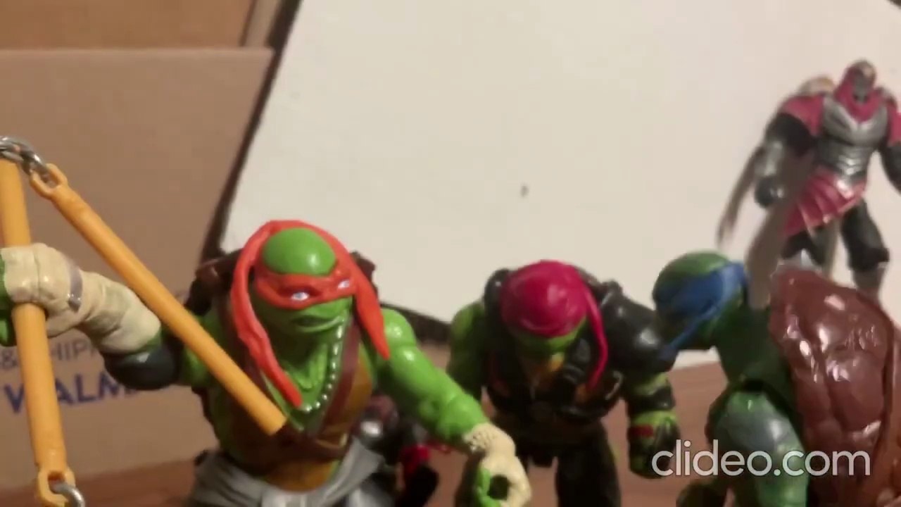 NEW! My Teenage Mutant Ninja Turtles toys fight-Nefarious Shredder ...