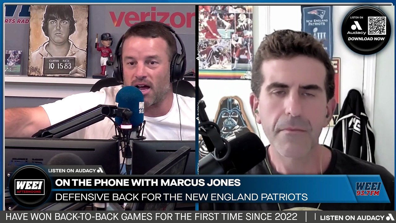 WEEI Afternoons: Marcus Jones joins the show following upset win in ...
