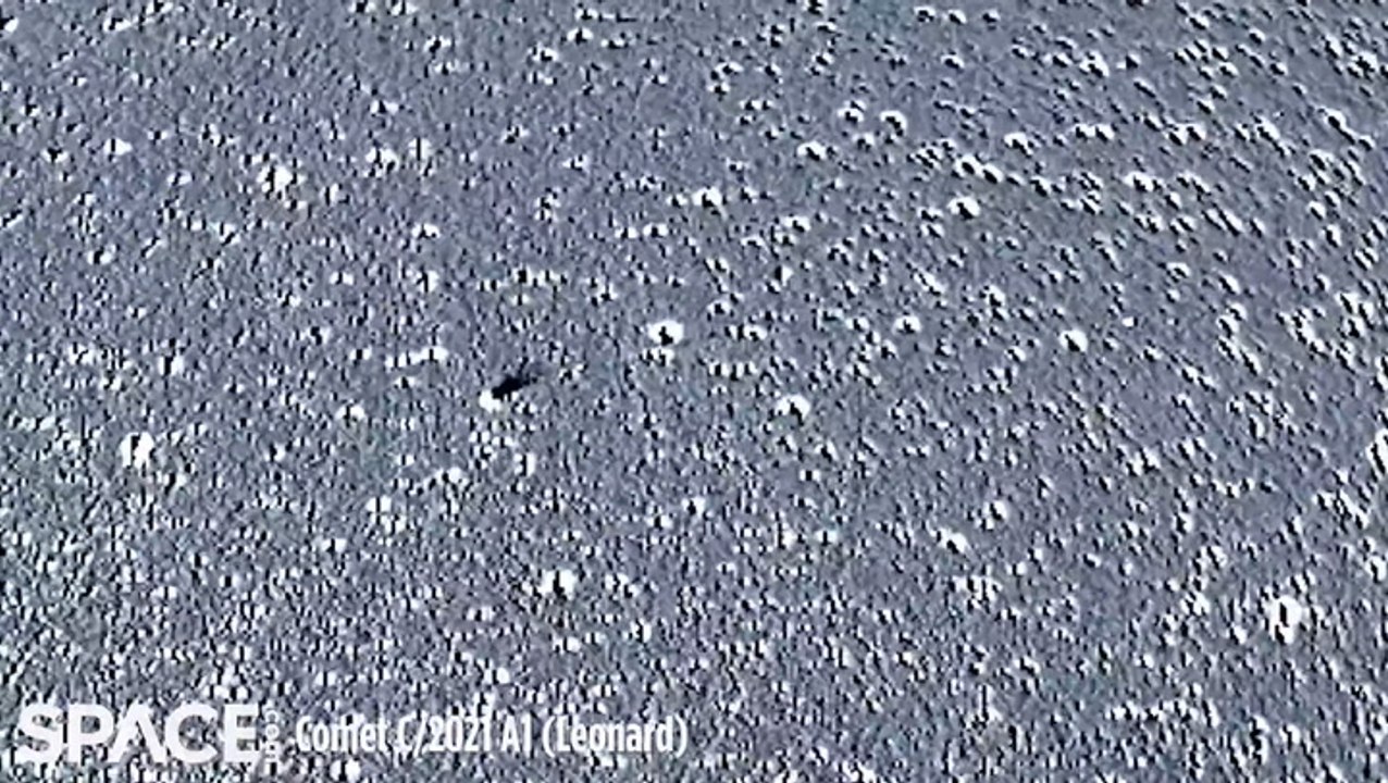 Comet Leonard's Tail Wiggling In NASA Satellite Footage - video Dailymotion