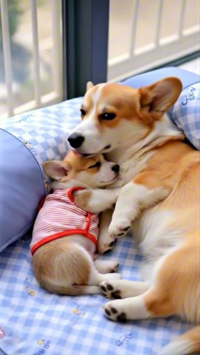 🐶 ️ The Sweetest Hug: Dog Cuddles Baby Like Family👶🐾 - فيديو Dailymotion