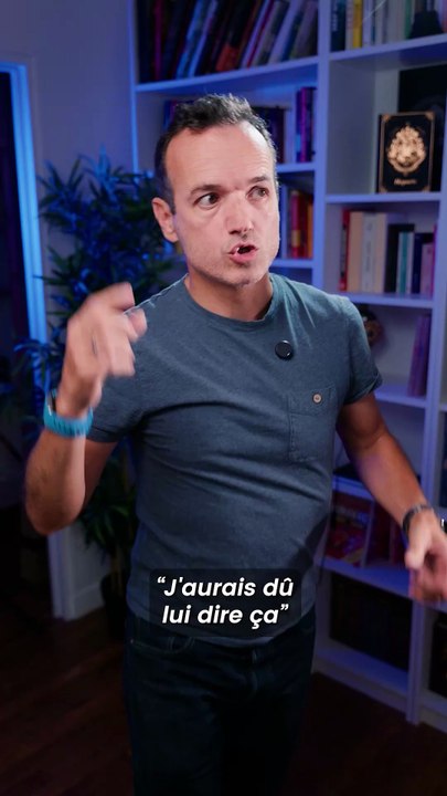 "J'aurais dû lui dire ça..." Les regrets après coups ! - Vidéo Dailymotion