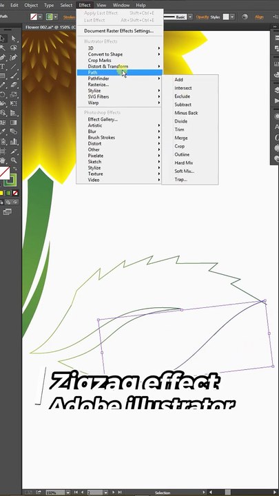 Trik efek zigzag di Adobe Illustrator - Video Dailymotion