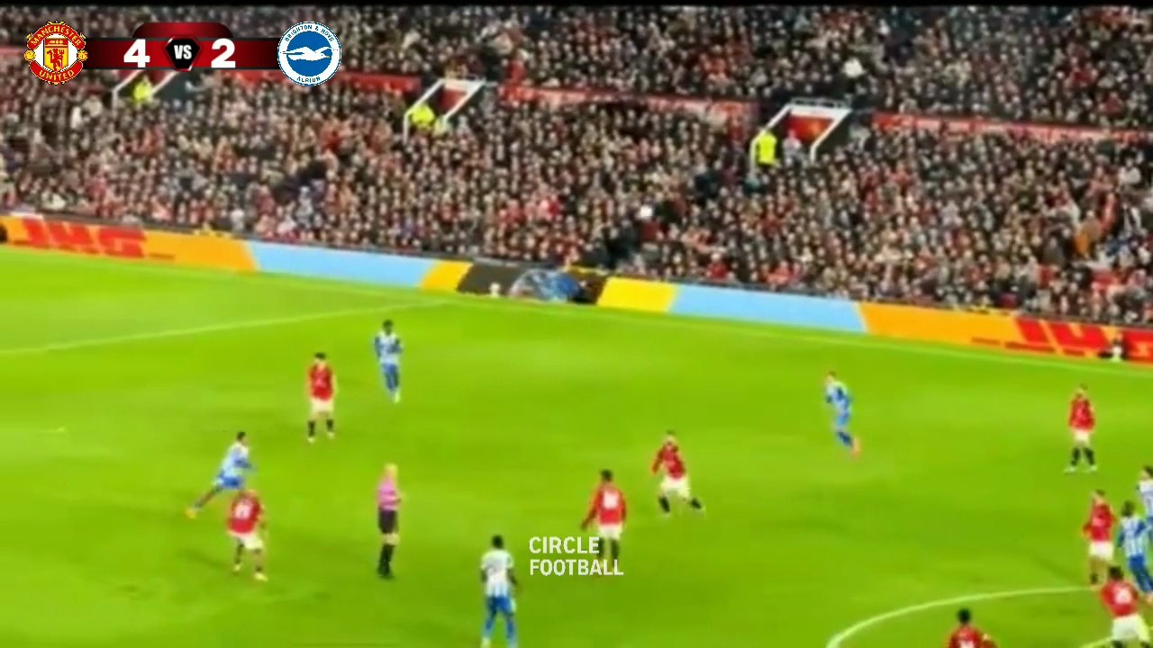 Manchester United vs Brighton 4-2 Highlights & All Goals | Cunha ...