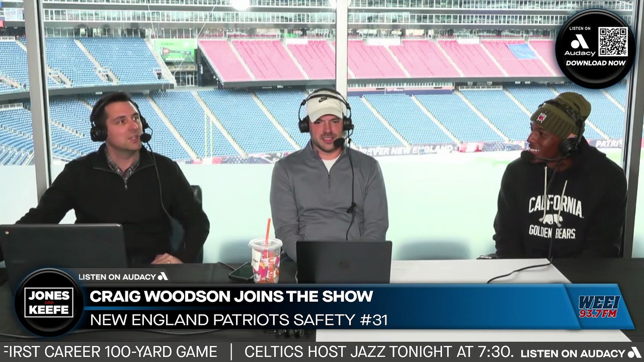 Jones & Keefe: Craig Woodson on the Patriots' "Easy" scheudle - video ...