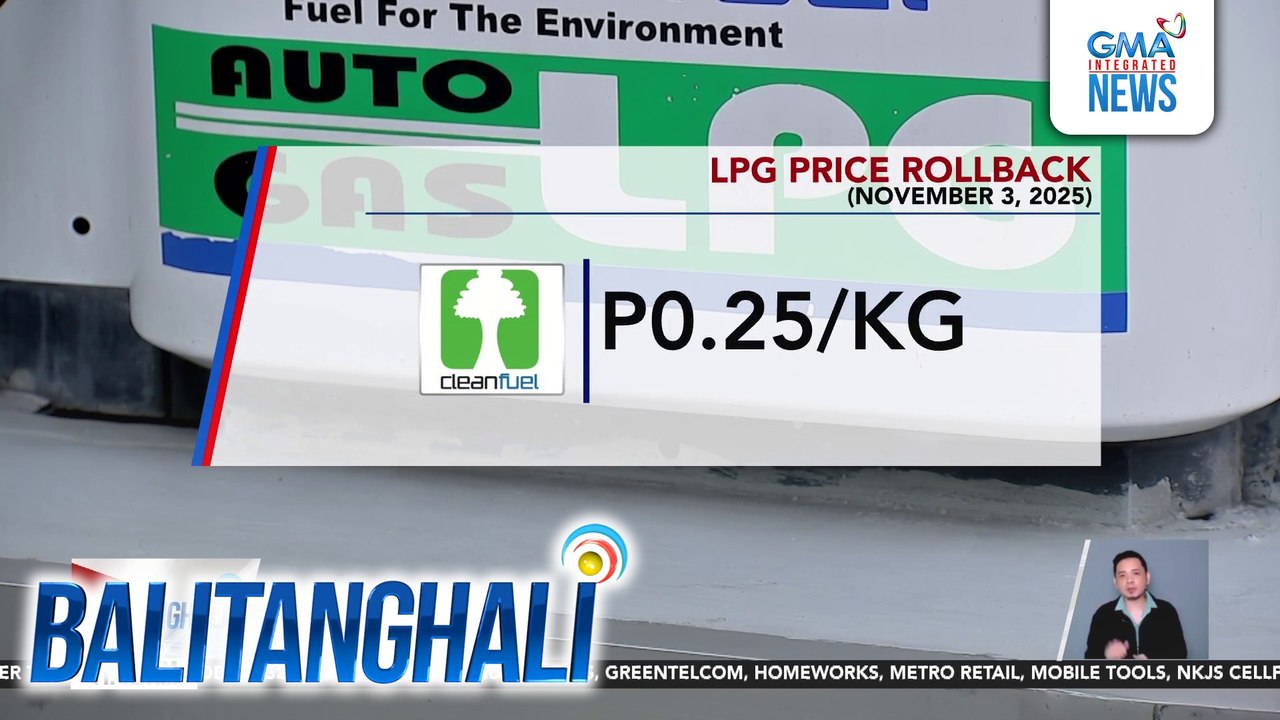 LPG price rollback | Balitanghali - video Dailymotion