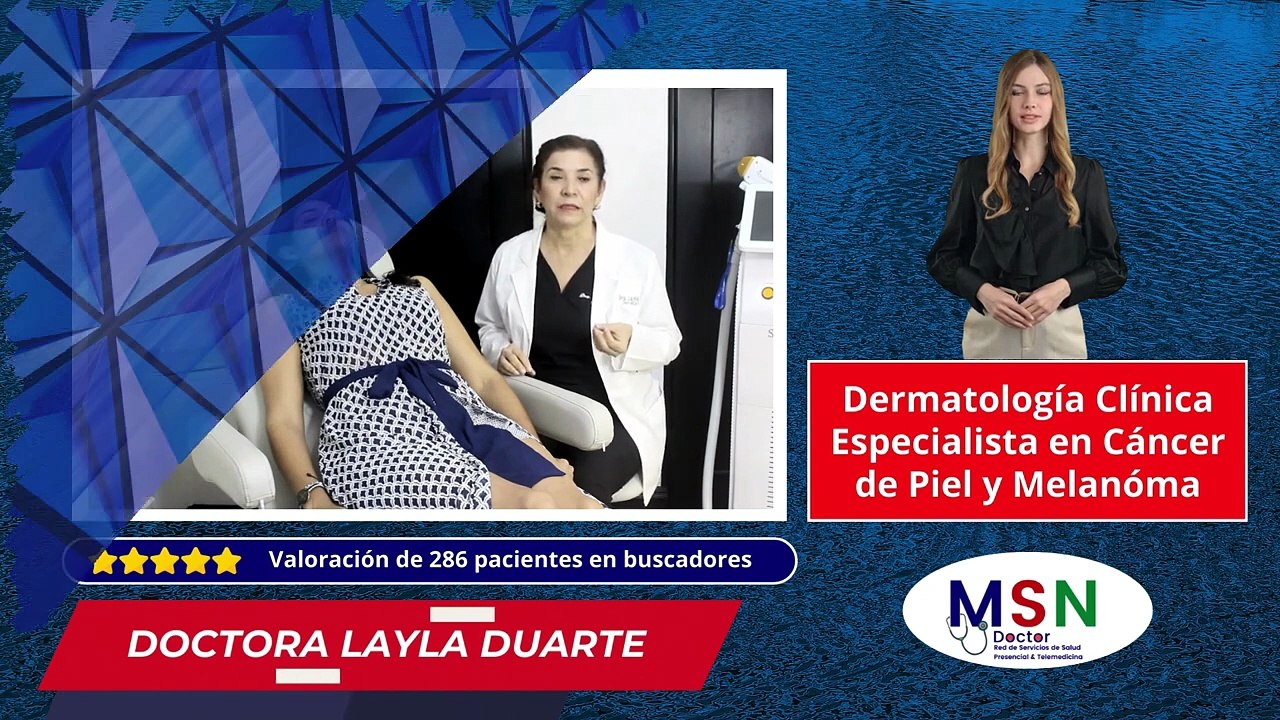 👩‍⚕️ Dra. Layla Duarte | Dermatología en MSN Doctor - Vídeo Dailymotion