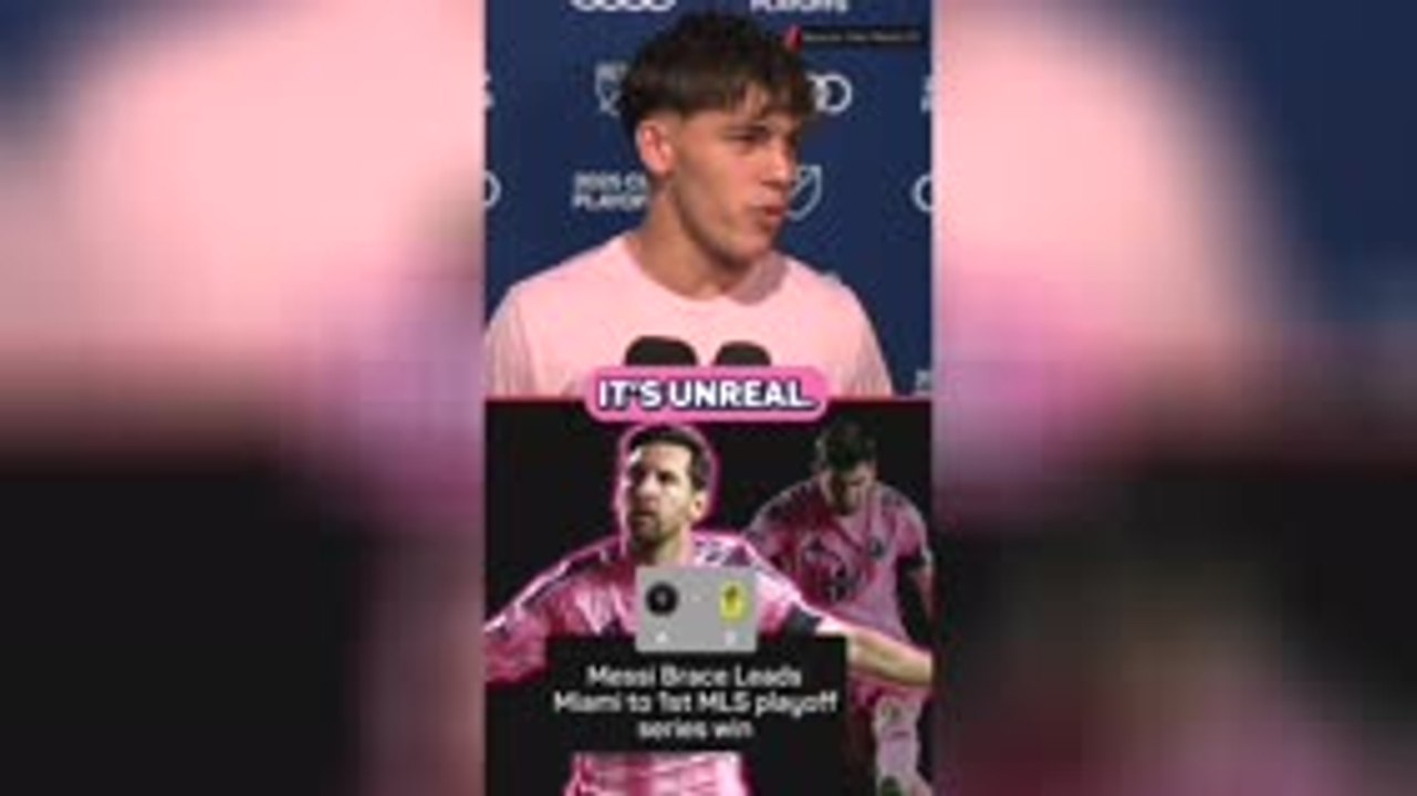 'Unreal' Messi leaves Miami team-mate pinching himself - video Dailymotion