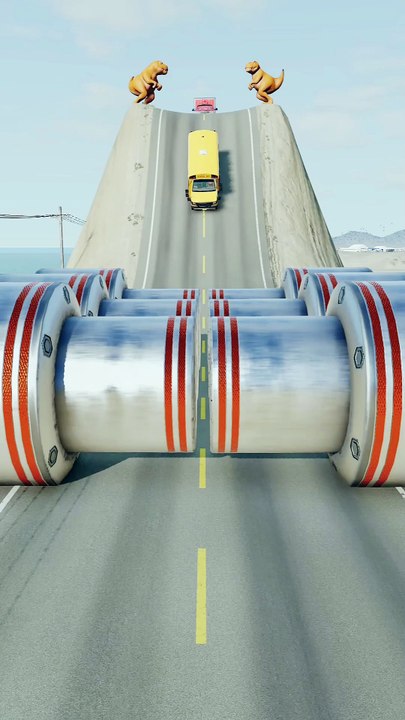 Realistic BeamNG Drive car crash physics. Watch in - video Dailymotion