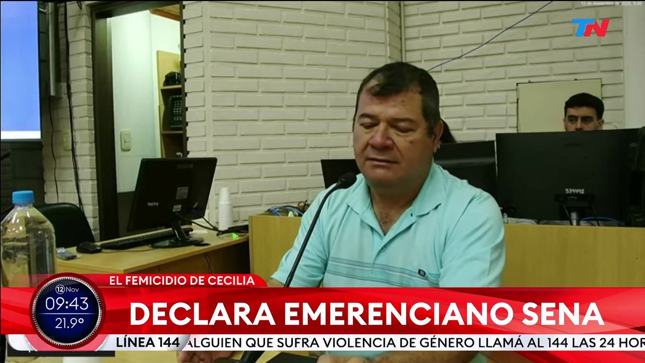 la declaración entre lagrimas de Emerenciano Sena en el juicio por ...