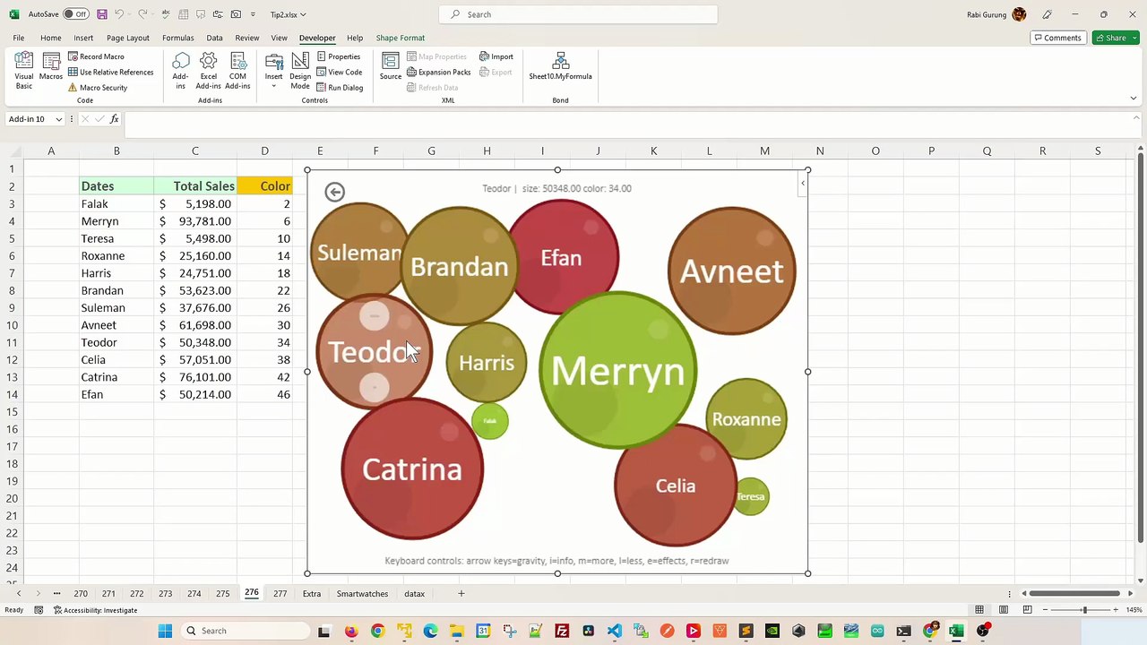 Bubble Chart In #excel - Excel Tips and Tricks - video Dailymotion