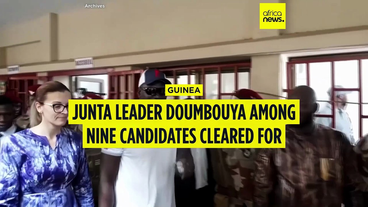 Junta leader Doumbouya cleared to run in Guinea's presidential election ...