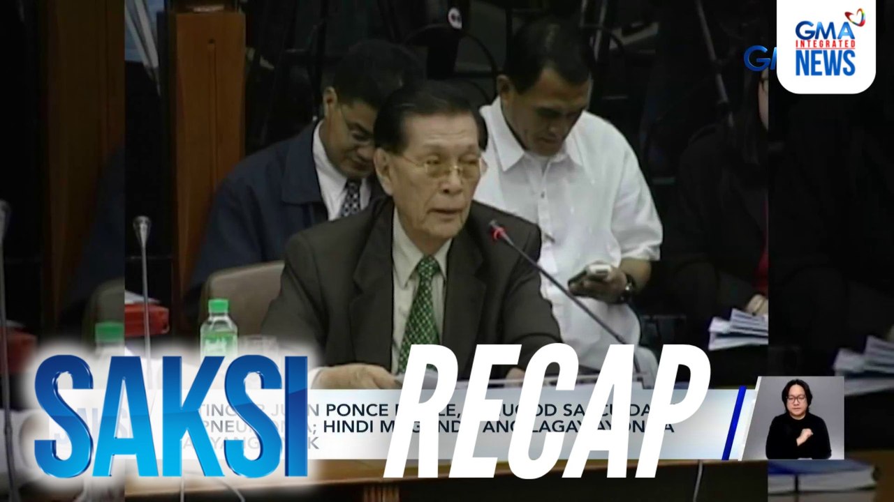 Saksi: (Part 2) Juan Ponce Enrile, isinugod sa ICU; OCD: 18 patay dahil ...