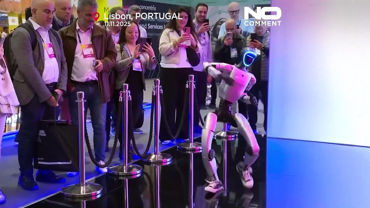 Dancing robots take centre stage at Lisbon’s Web Summit - video Dailymotion
