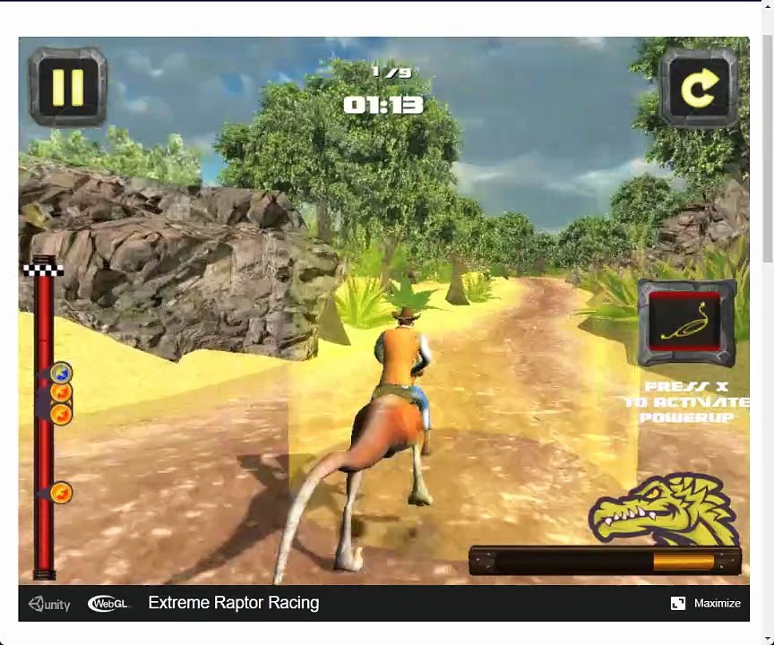 Extreme Raptor Racing (Flash Game) - video Dailymotion