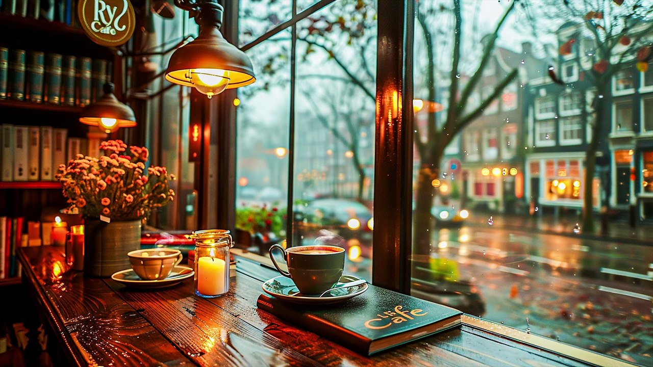 Relaxing Morning⧸Night Jazz Music For Positive Moods☕Enhance Your ...