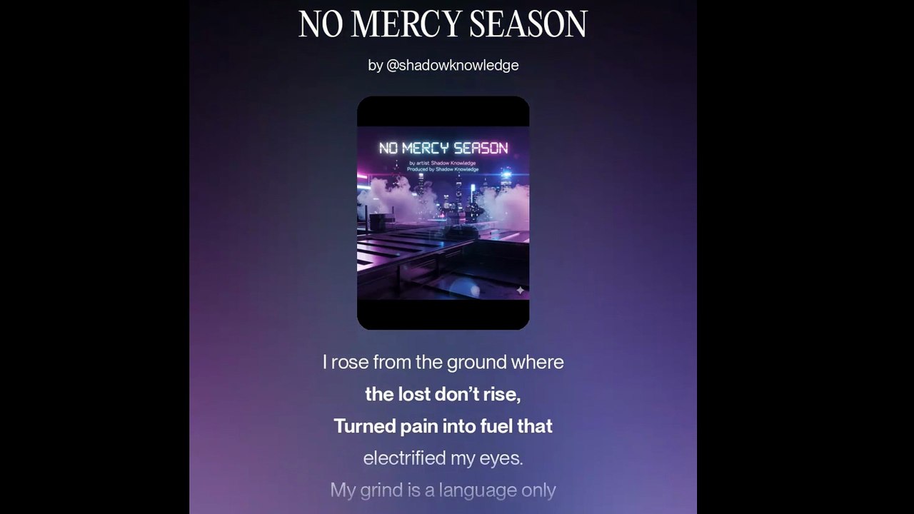 NO MERCY SEASON – Shadow Knowledge (Official Music Video) - video ...