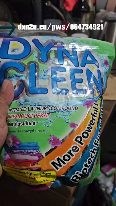 DXN Dyna Cleen | Detergent Laundry Powder - video Dailymotion