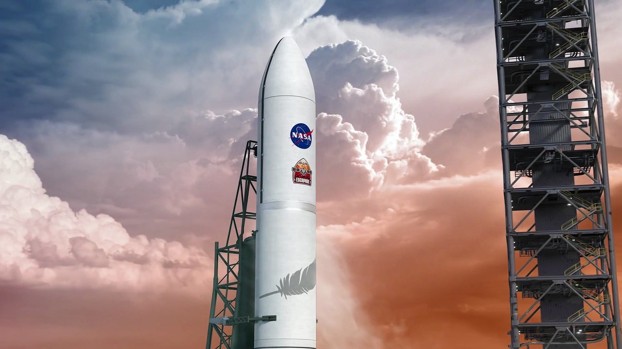NASA | Animation Of ESCAPADE Launched To Mars Atop Blue Origin's New ...