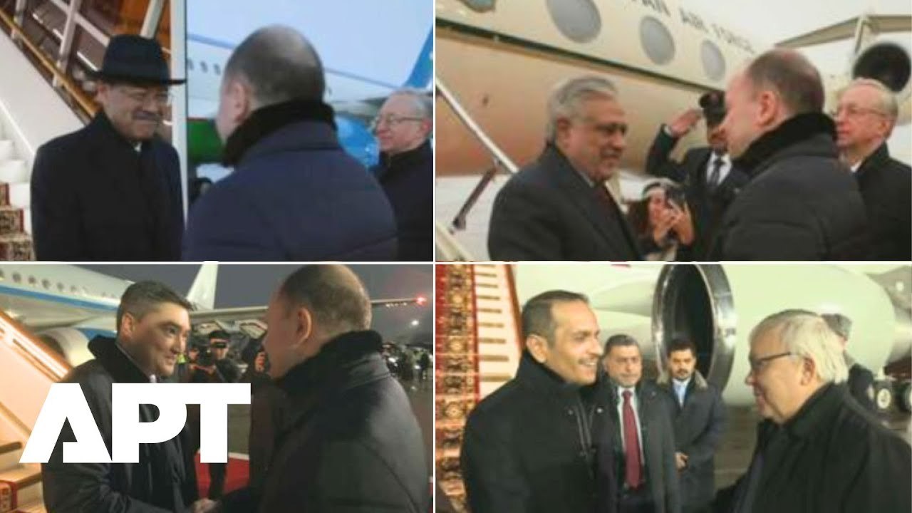 Warm Welcome in Snowy Moscow as SCO Leaders from Uzbekistan, Kazakhstan ...
