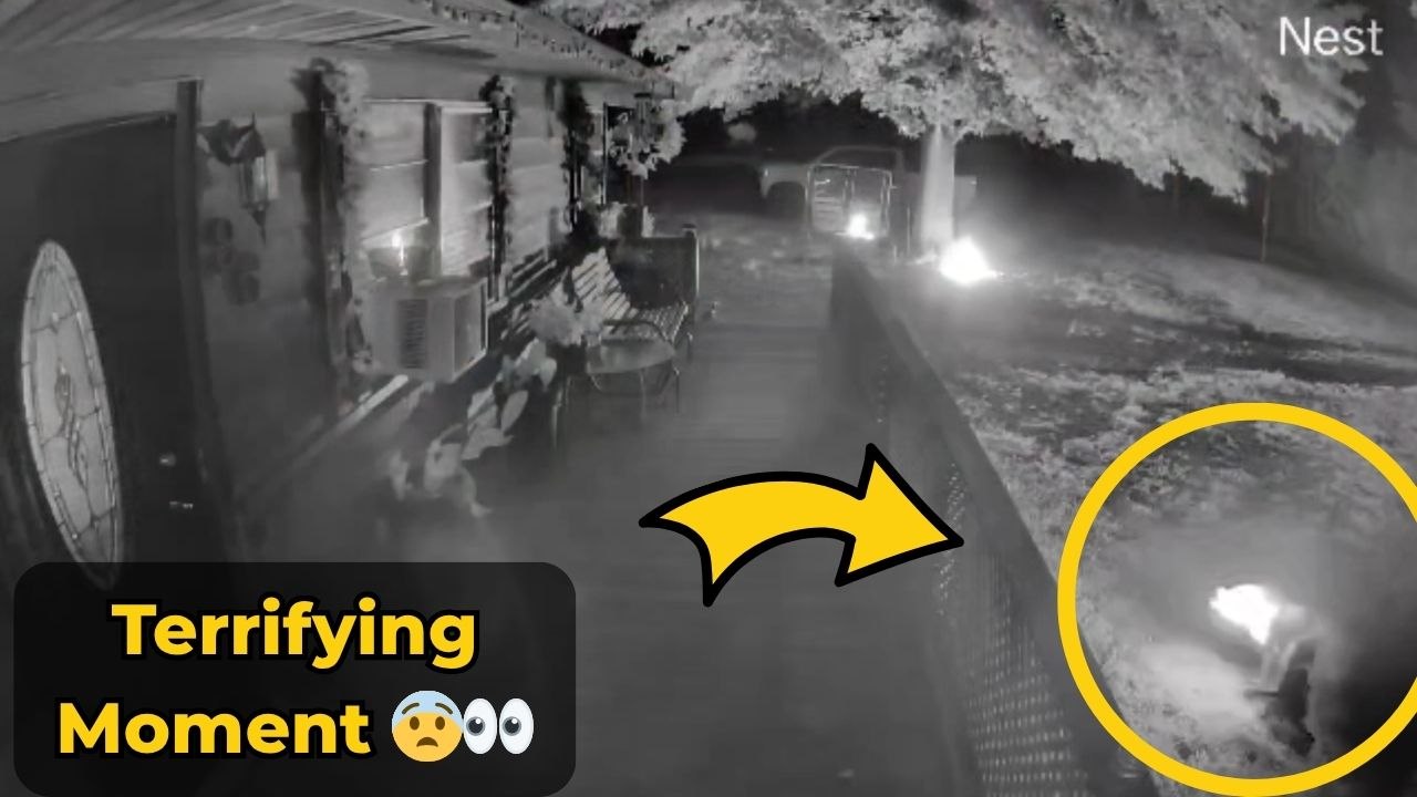 Scene turns chaotic as gasoline cup ignites during an attempt to start ...